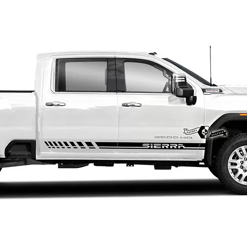 Pare-brise GMC Sierra 2500HD Logo Montagne Vinyle Decal pour GMC Sierra ...
