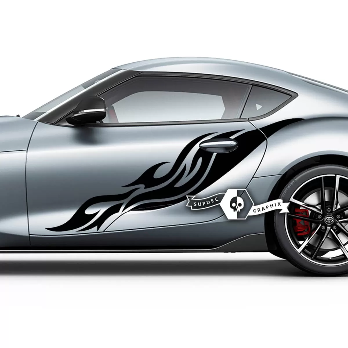 Toyota Supra MKV A90 A91 Portes Côté Tribal Racing Graphics Stickers ...